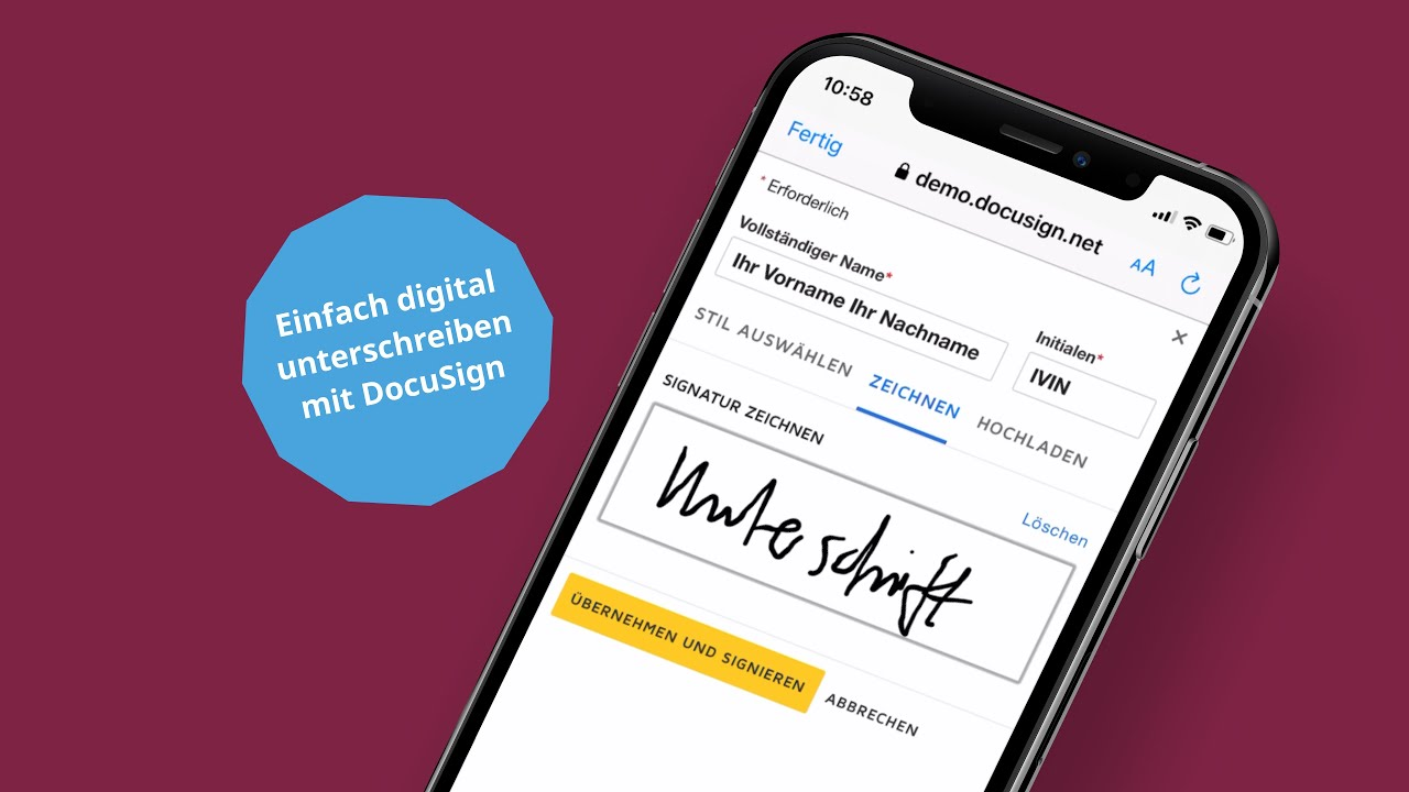 DocuSign schrittweise erklärt | GESOBAU